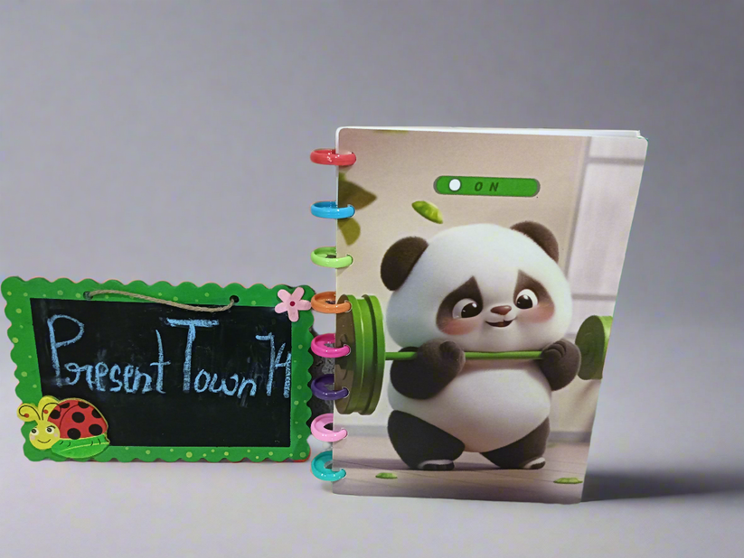 Panda Spiral Diary for Kids | Cute Writing Diary